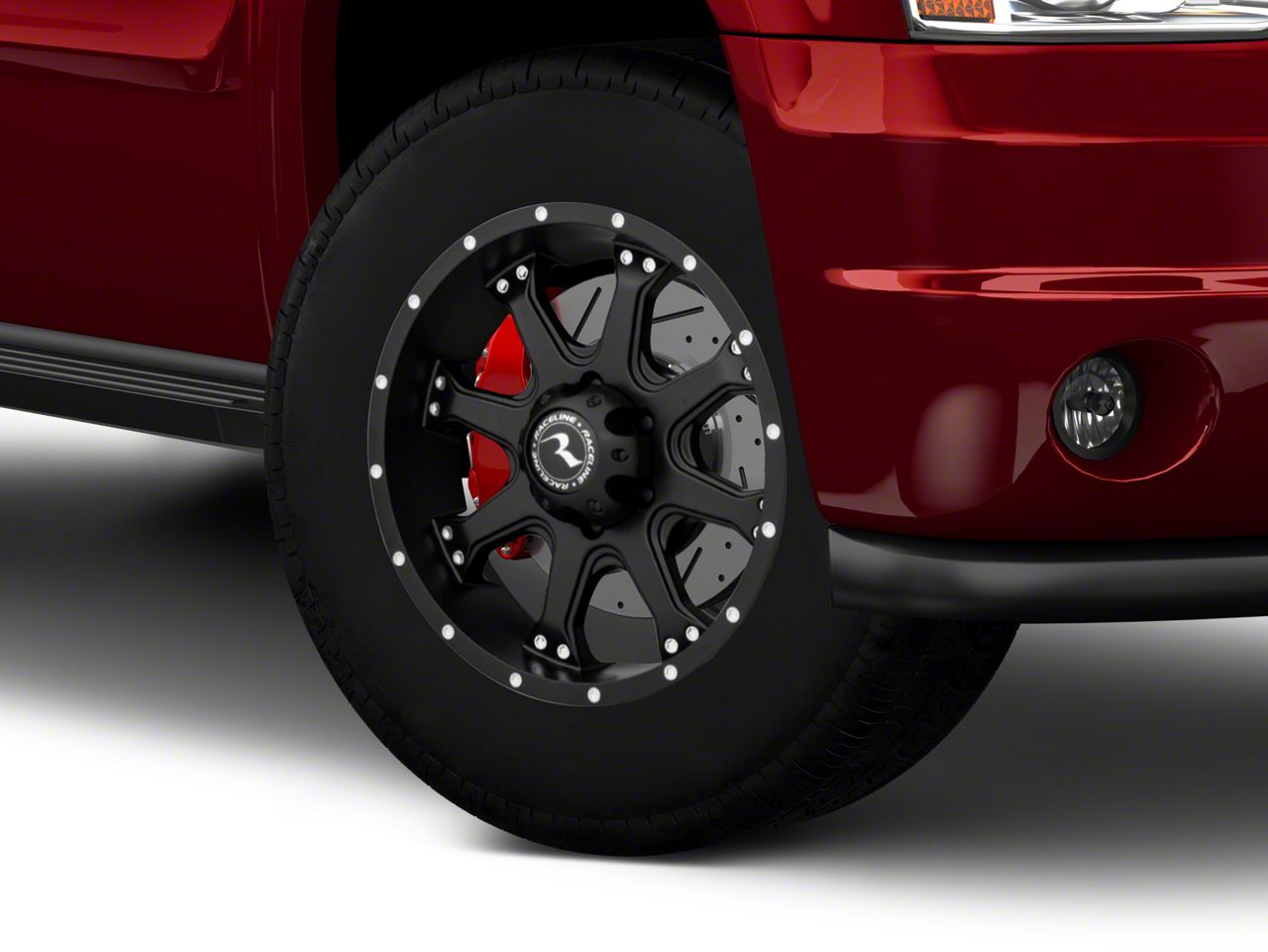 Raceline Yukon Assault Black 6-Lug Wheel; 18x9; 25mm Offset 991B-89060 ...