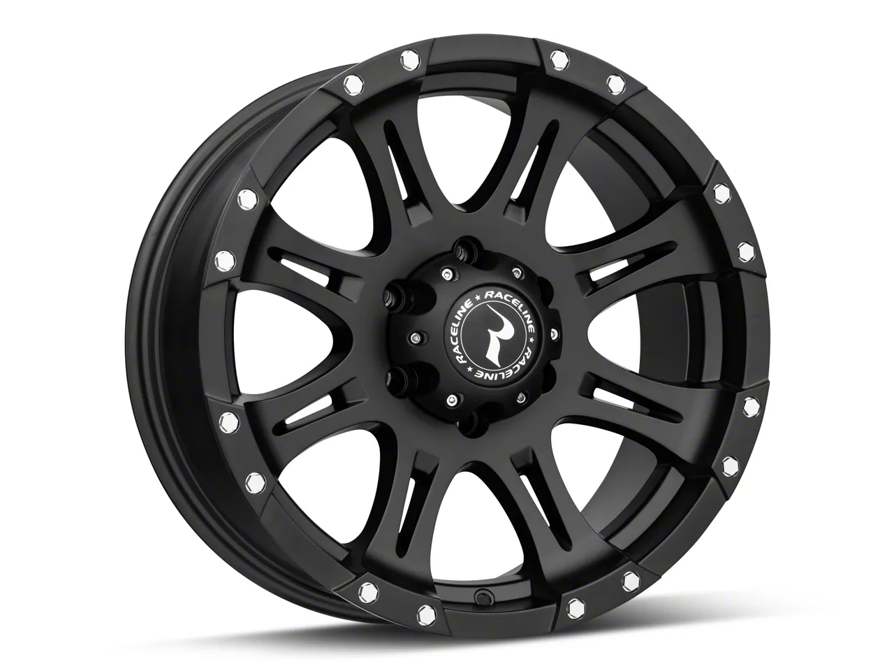 Raceline Sierra 1500 Raptor Black 6-Lug Wheel; 18x9; -6mm Offset 981 ...