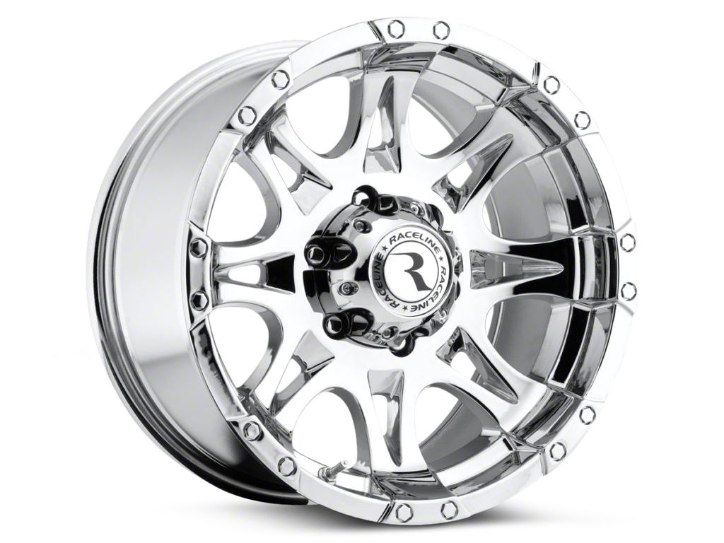 Raceline Sierra 1500 Raptor Chrome 6-Lug Wheel; 18x9; -6mm Offset 983 ...