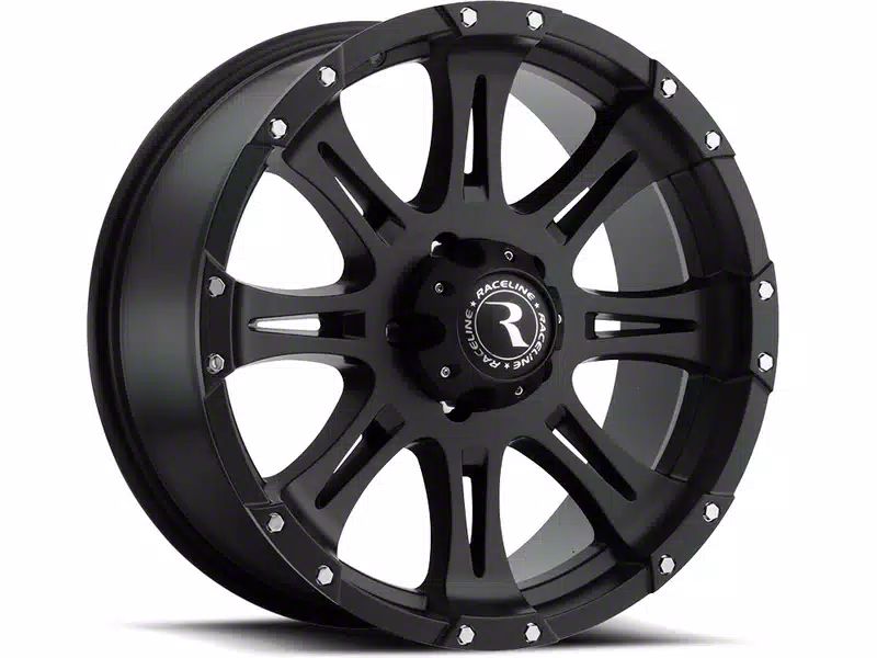 Raceline Ranger Raptor Gloss Black 6-Lug Wheel; 20x9; 20mm Offset 981 ...