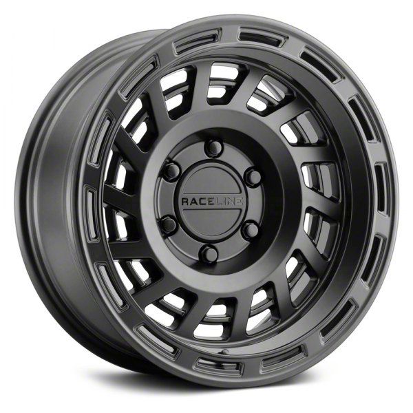 Raceline RAM 3500 Halo Satin Black 8-Lug Wheel; 18x9; 18mm Offset 957B ...