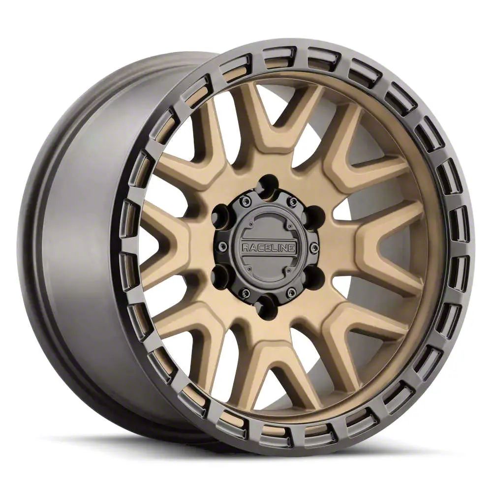 Raceline Silverado 1500 Krank Bronze 6-Lug Wheel; 18x9; 18mm Offset ...