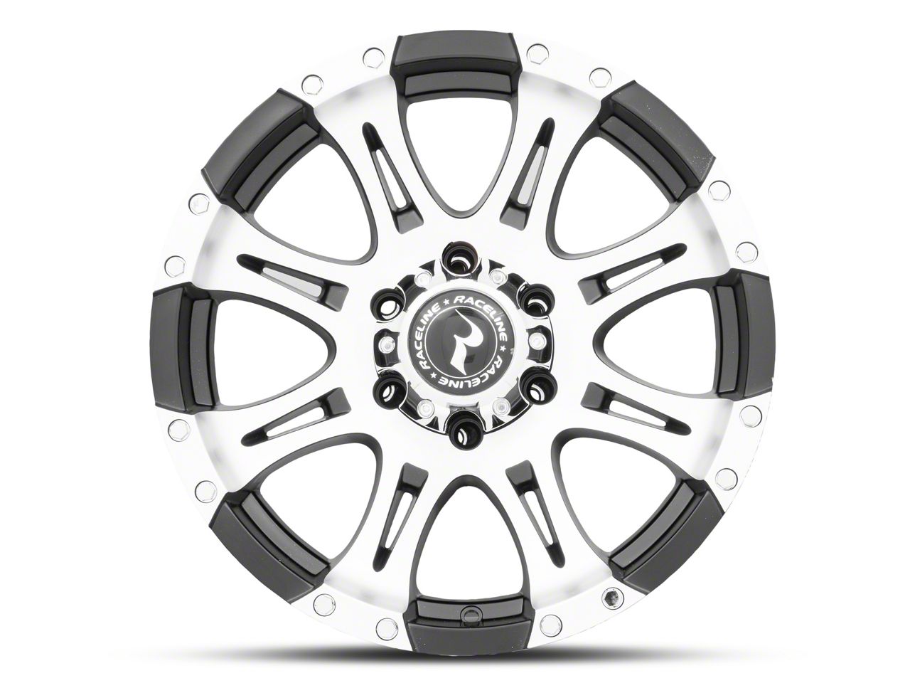 Raceline F-150 Raptor Black Machined 6-Lug Wheel - 18x9 982-89065+25 ...