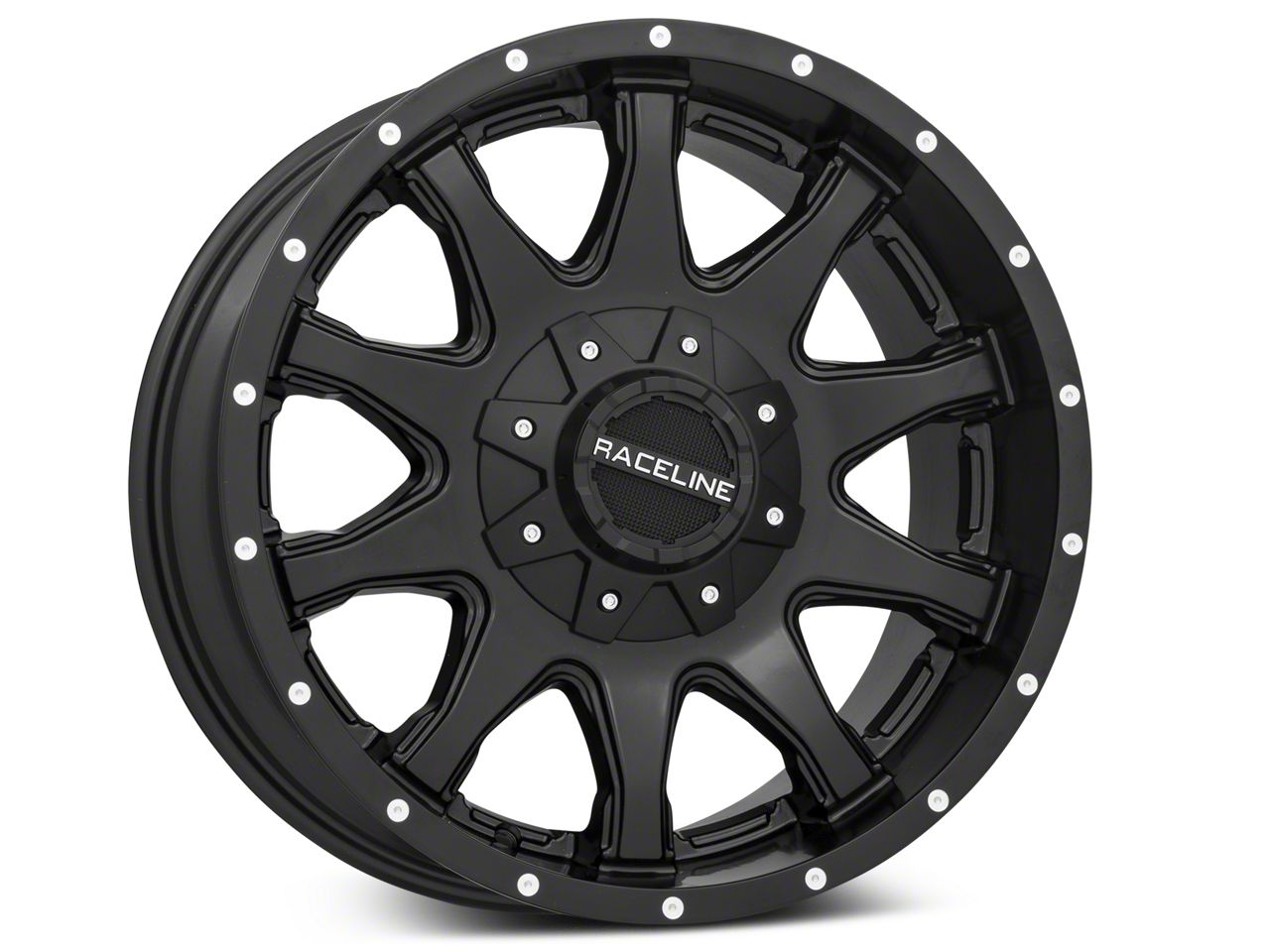 Raceline Yukon Shift Black 6-Lug Wheel; 18x9; -12mm Offset 930B-89066 ...