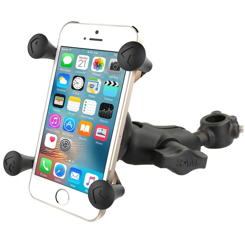 RAM Mounts F-250 Super Duty X-Grip Phone Mount with 1/2-Inch Diameter ...