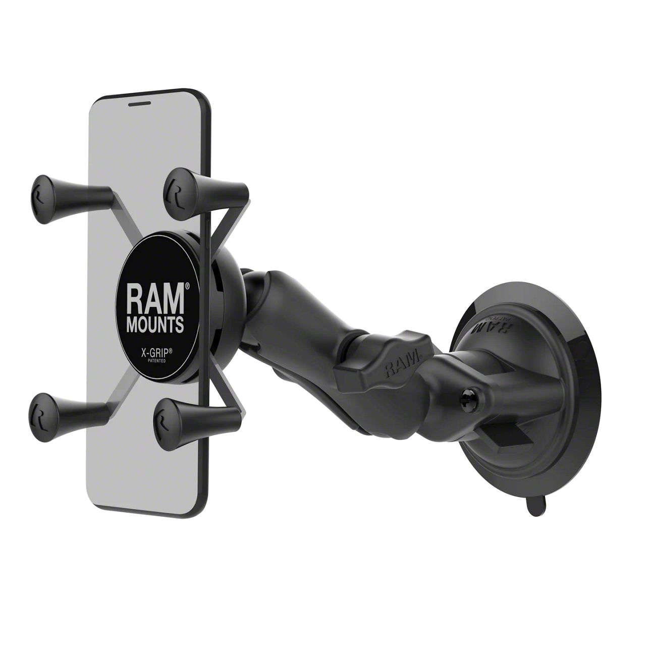 RAM Mounts Ranger X-Grip Phone Mount with Twist-Lock Suction Cup RAM-B ...