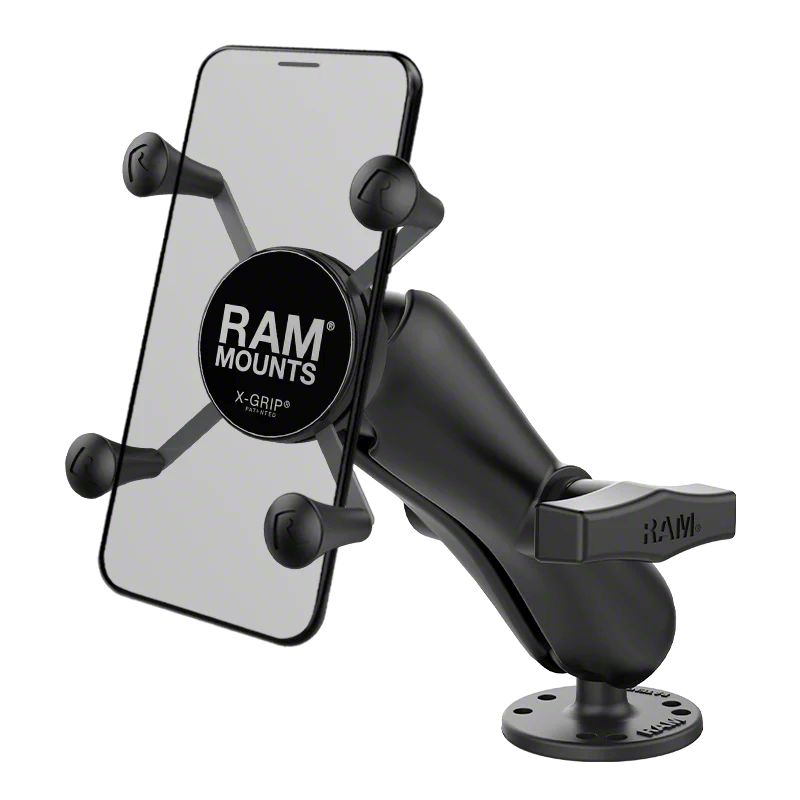 RAM Mounts Silverado 1500 X-Grip Phone Holder with Flat Surface Mount ...