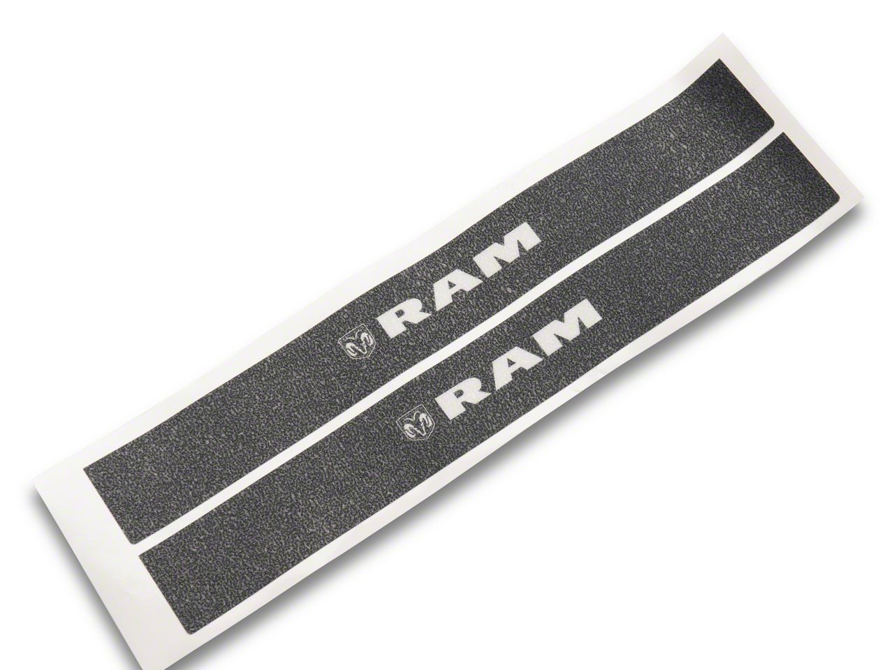 RAM Licensed by RedRock RAM 1500 Door Sill Body Shield Decal; White ...