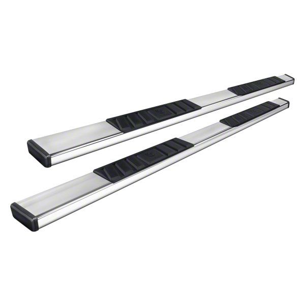 RAM 1500 4-Inch Riser Running Boards; Stainless Steel (09-18 RAM 1500 ...