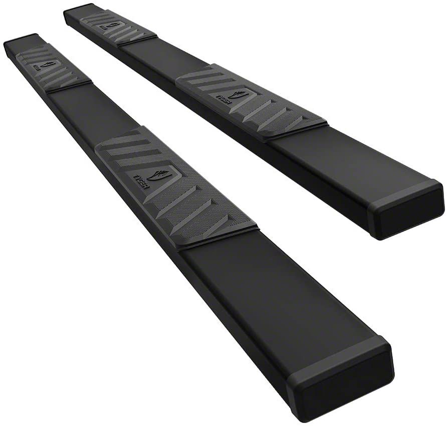 RAM 1500 5-Inch Riser Side Step Bars; Textured Black (09-18 RAM 1500 ...