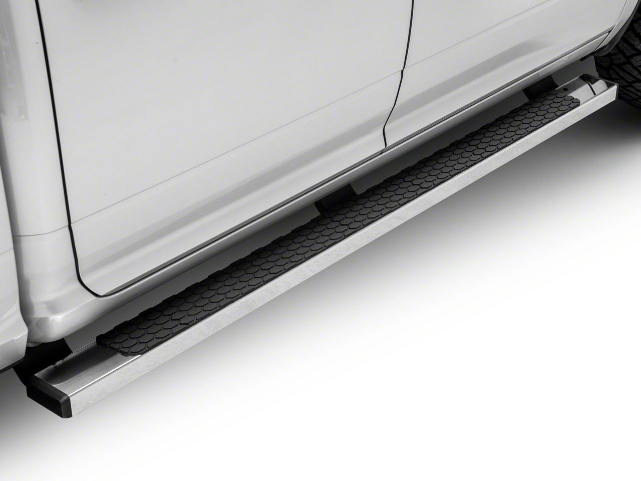 RAM 1500 5-Inch Running Boards; Stainless Steel (09-18 RAM 1500 Crew ...