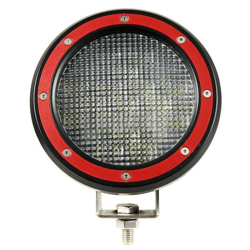 RAM 1500 5.30-Inch Red Round LED Light Kit; Spot/Flood Combo Beam ...