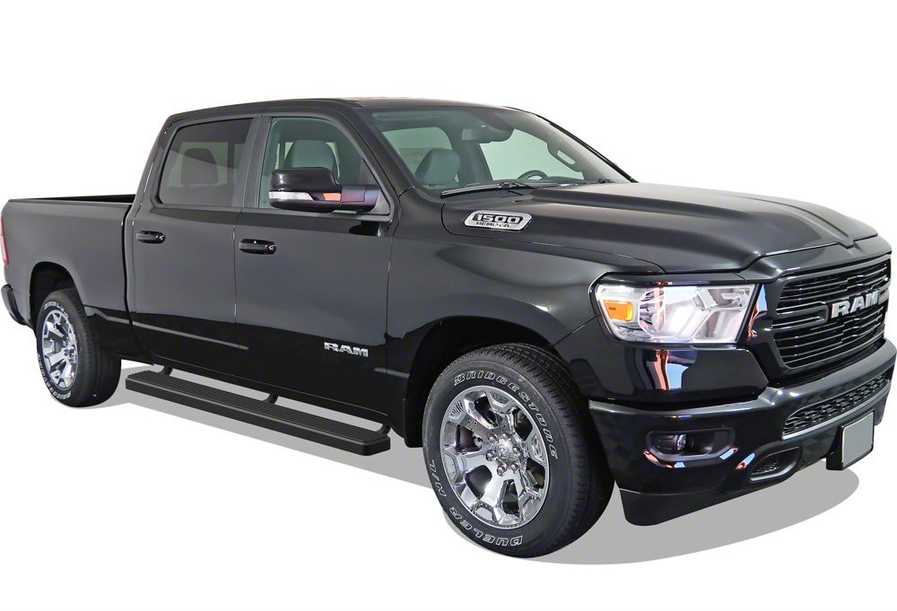 RAM 1500 6-Inch iStep Running Boards; Black (19-25 RAM 1500 Crew Cab ...