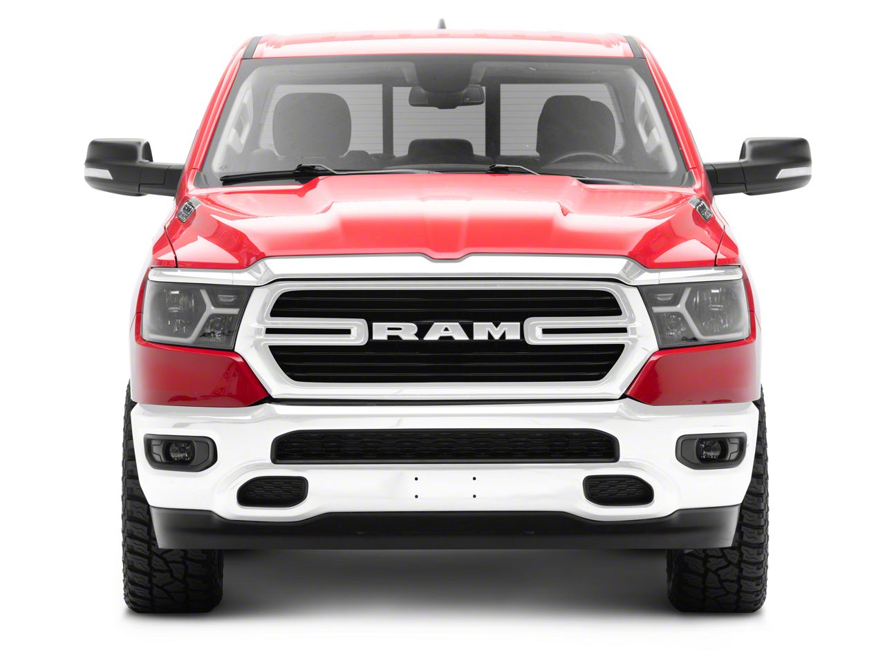 RAM 1500 Animated LED Bar Factory Style Headlights; Matte Black Housing ...