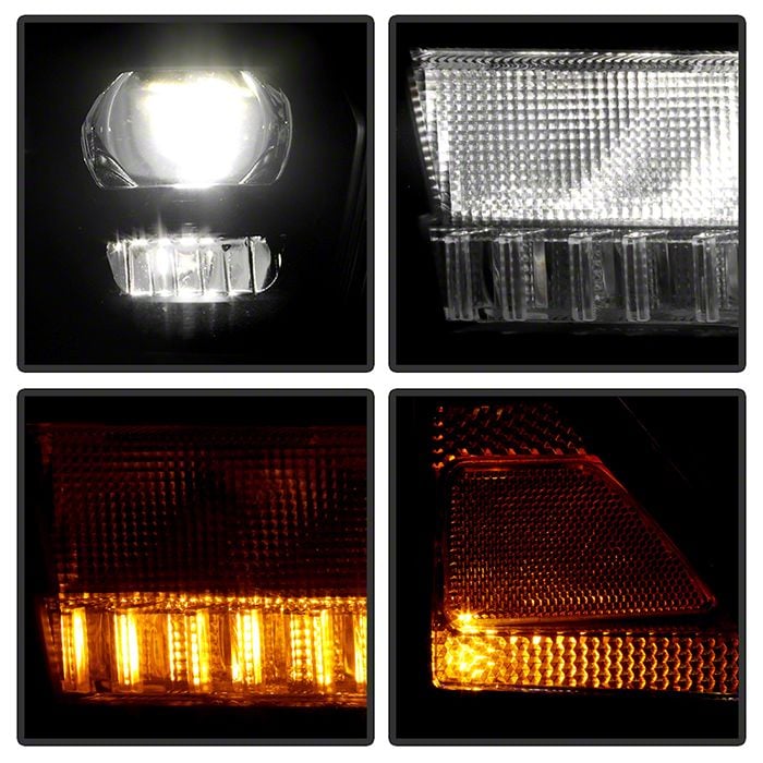 RAM 1500 APEX Series Version 2 High-Power LED Module Headlights; Black ...