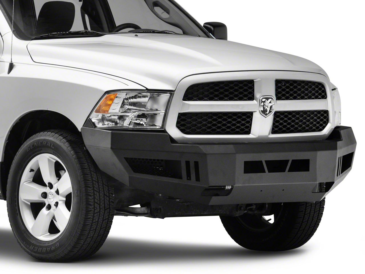 RAM 1500 Armour Front Bumper; Black (09-12 RAM 1500) - Free Shipping