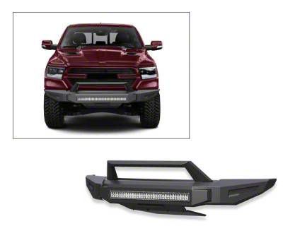 RAM 1500 Armour II Heavy Duty Front Bumper with 30-Inch LED Light Bar ...
