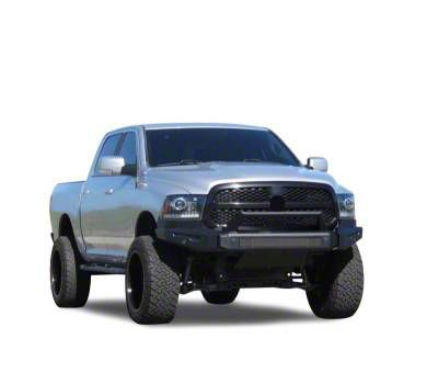 RAM 1500 Armour II Heavy Duty Modular Front Bumper with Bull Nose and ...