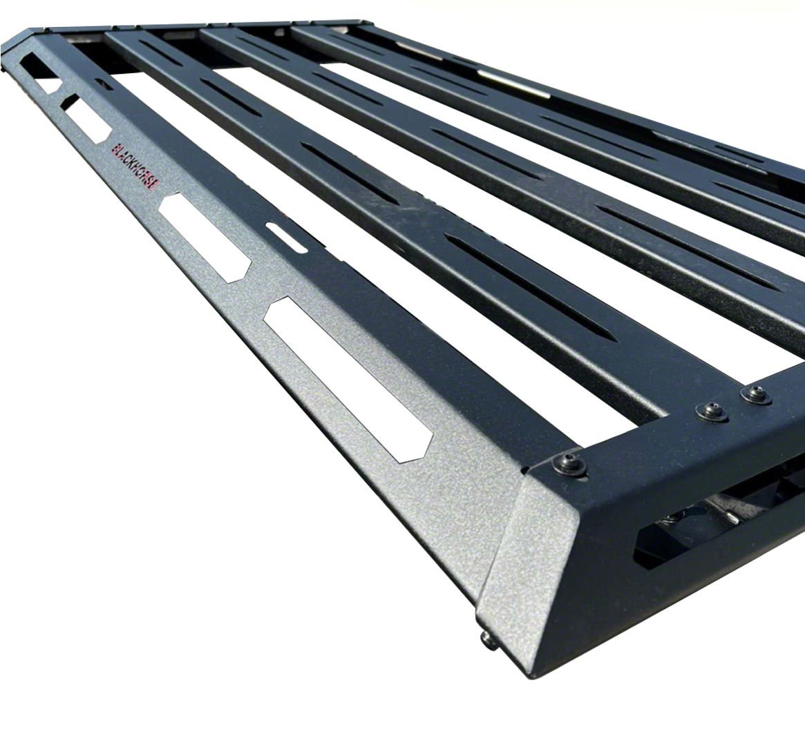 RAM 1500 Armour II Roof Basket with 5.30-Inch Black Round Flood LED ...