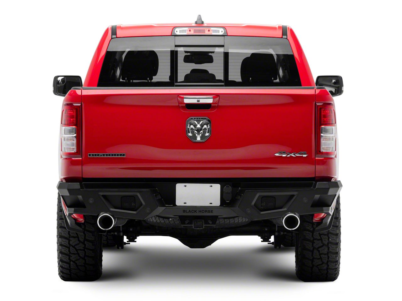 RAM 1500 Armour Rear Bumper; Black (19-25 RAM 1500) - Free Shipping