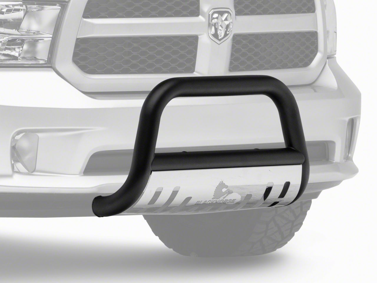 RAM 1500 Bull Bar; Black (09-18 RAM 1500, Excluding Rebel) - Free Shipping