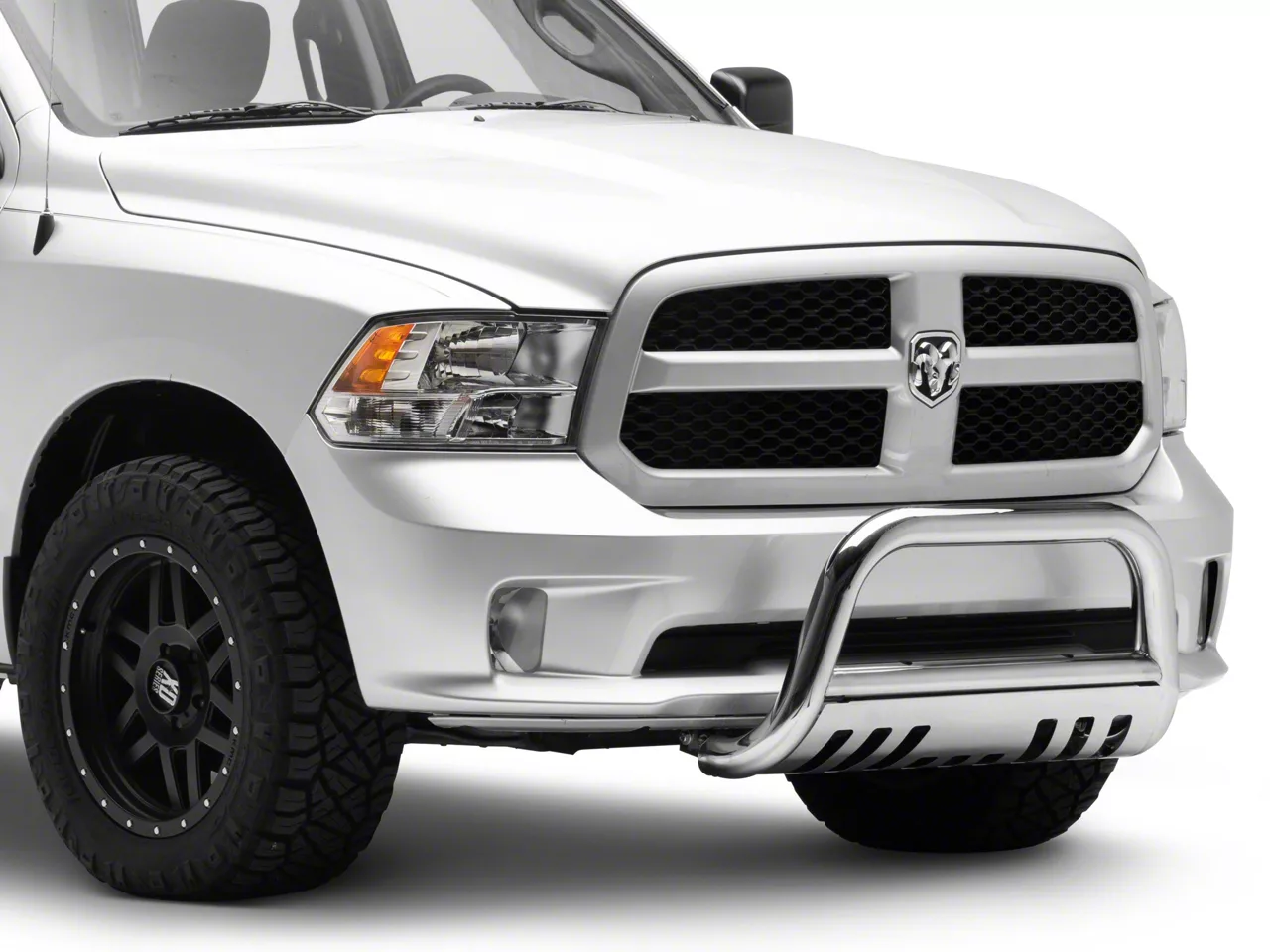 RAM 1500 Bull Bar; Chrome (09-18 RAM 1500, Excluding Rebel) - Free Shipping