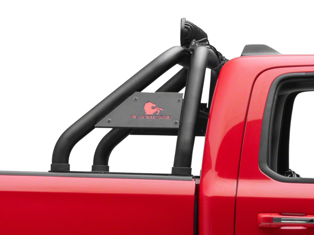 RAM 1500 Classic Roll Bar with 5.30-Inch Black Round Flood LED Lights ...