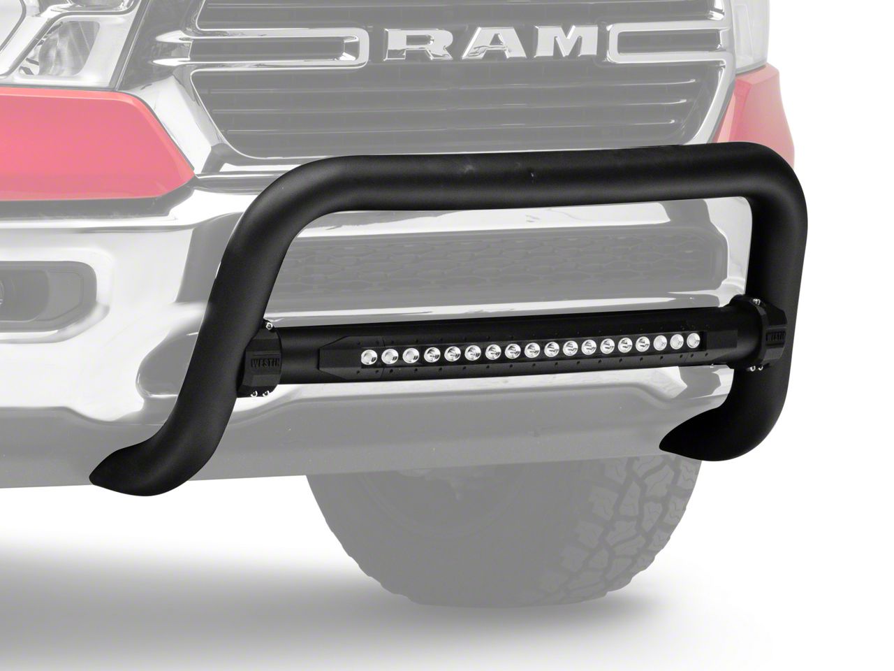 RAM 1500 Contour LED DRL Bull Bar; Textured Black (19-23 RAM 1500 ...