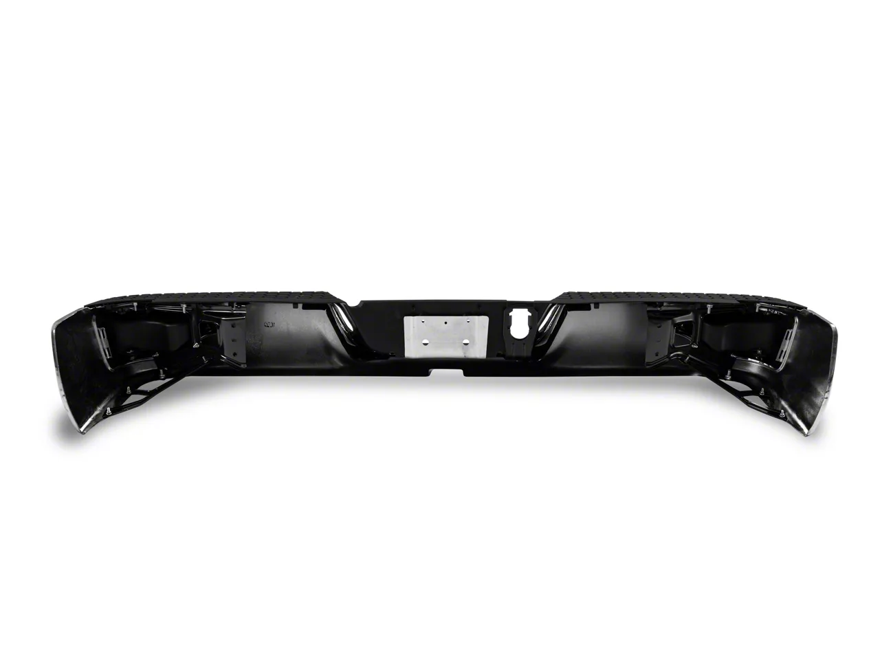 RAM 1500 Corner Step Style Steel Rear Bumper; Not Pre-Drilled for ...