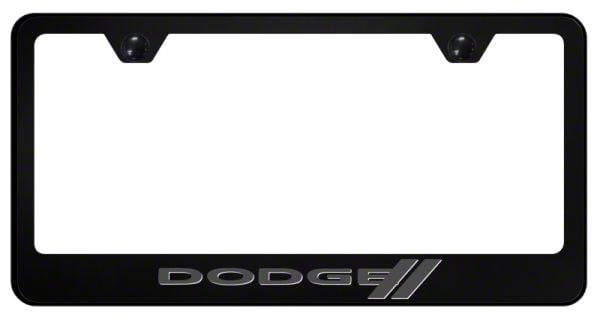 RAM 1500 Dodge License Plate Frame; Ghost (Universal; Some Adaptation ...