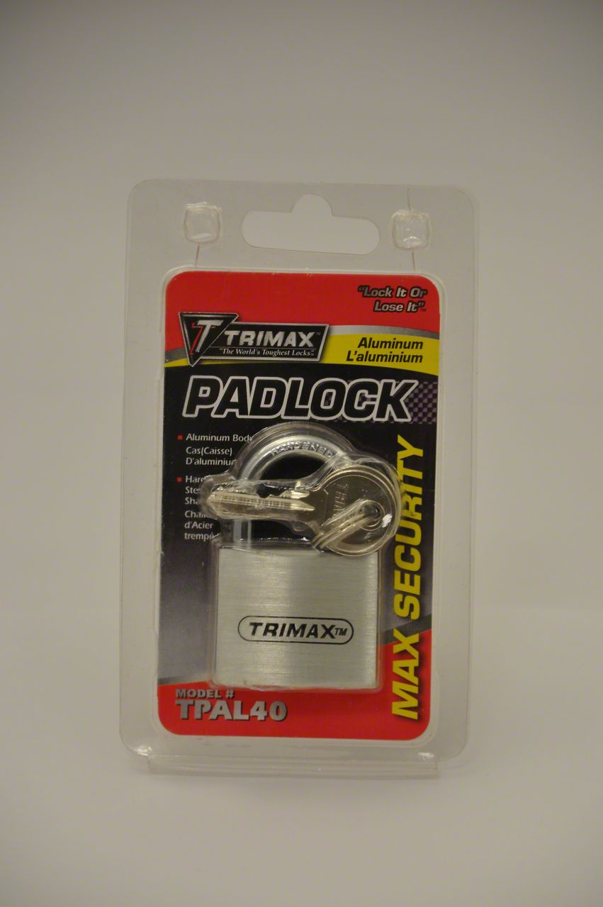RAM 1500 Dual Locking Solid Aluminum Body Padlock; 40mm x 34mm - Free ...