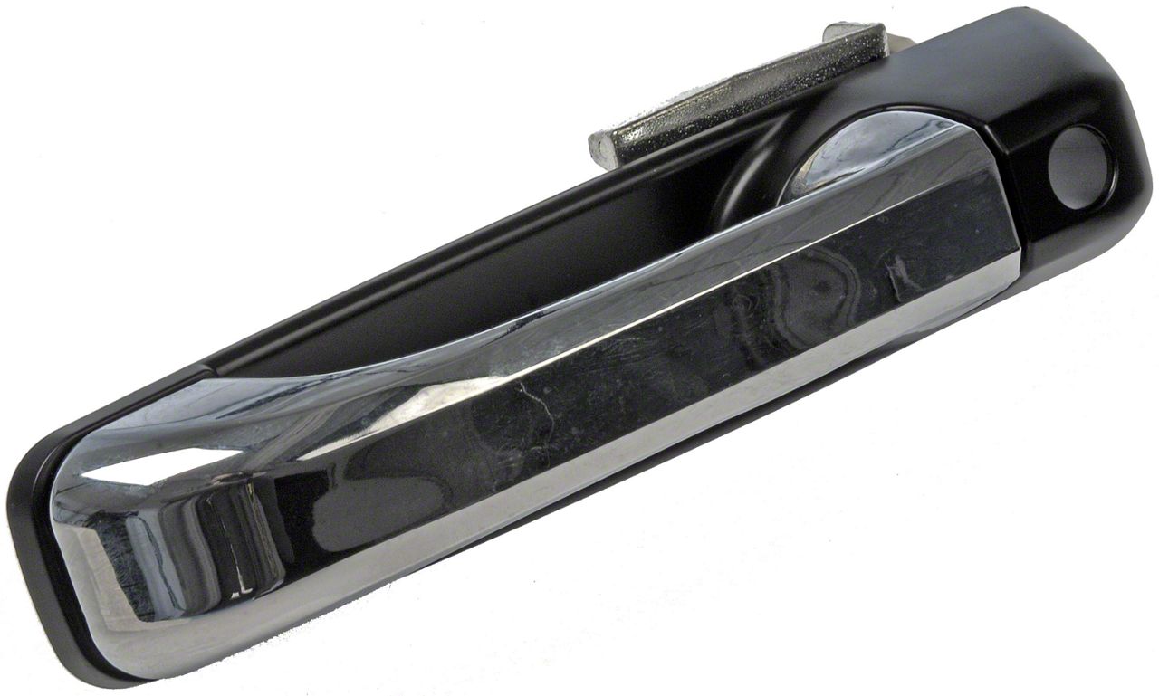 RAM 1500 Exterior Door Handle; Black and Chrome; Front Driver Side (09 ...