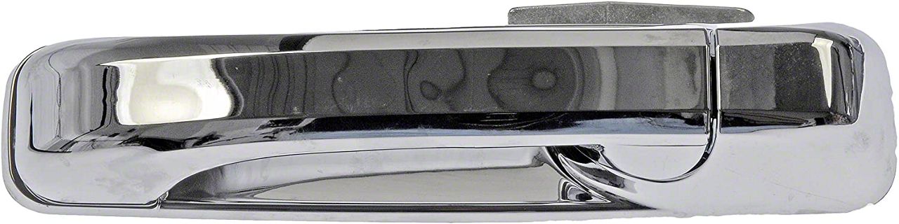RAM 1500 Exterior Door Handle; Rear Left; All Chrome; Plastic (09-18 ...