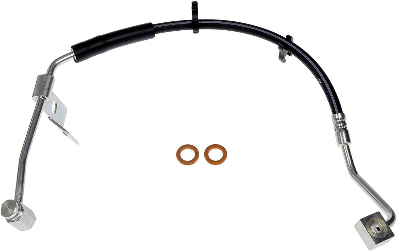 RAM 1500 Front Brake Hydraulic Hose; Driver Side (02-05 RAM 1500 w/ 4 ...