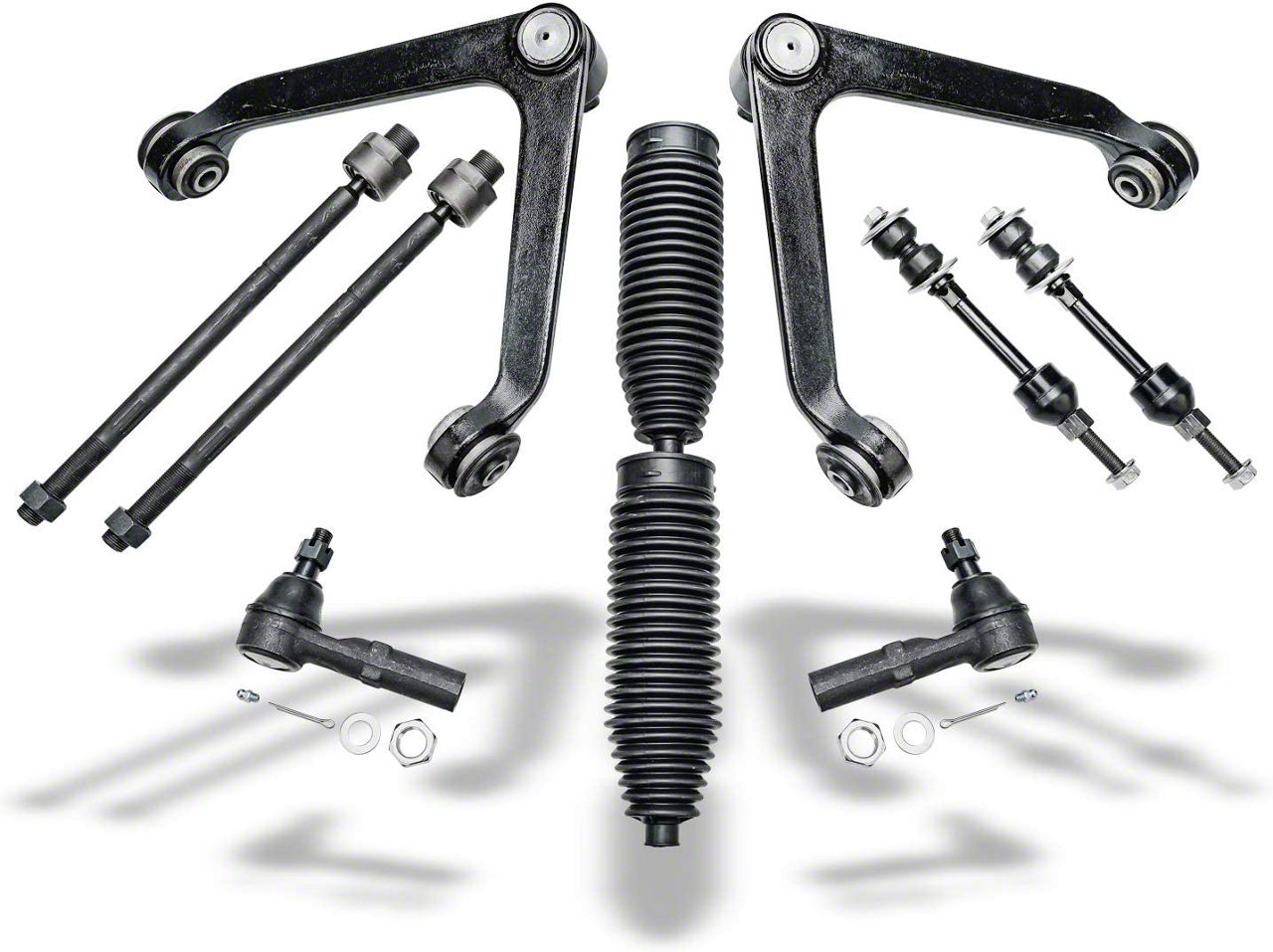 RAM 1500 Front Upper Control Arms with Lower Ball Joints, Sway Bar ...