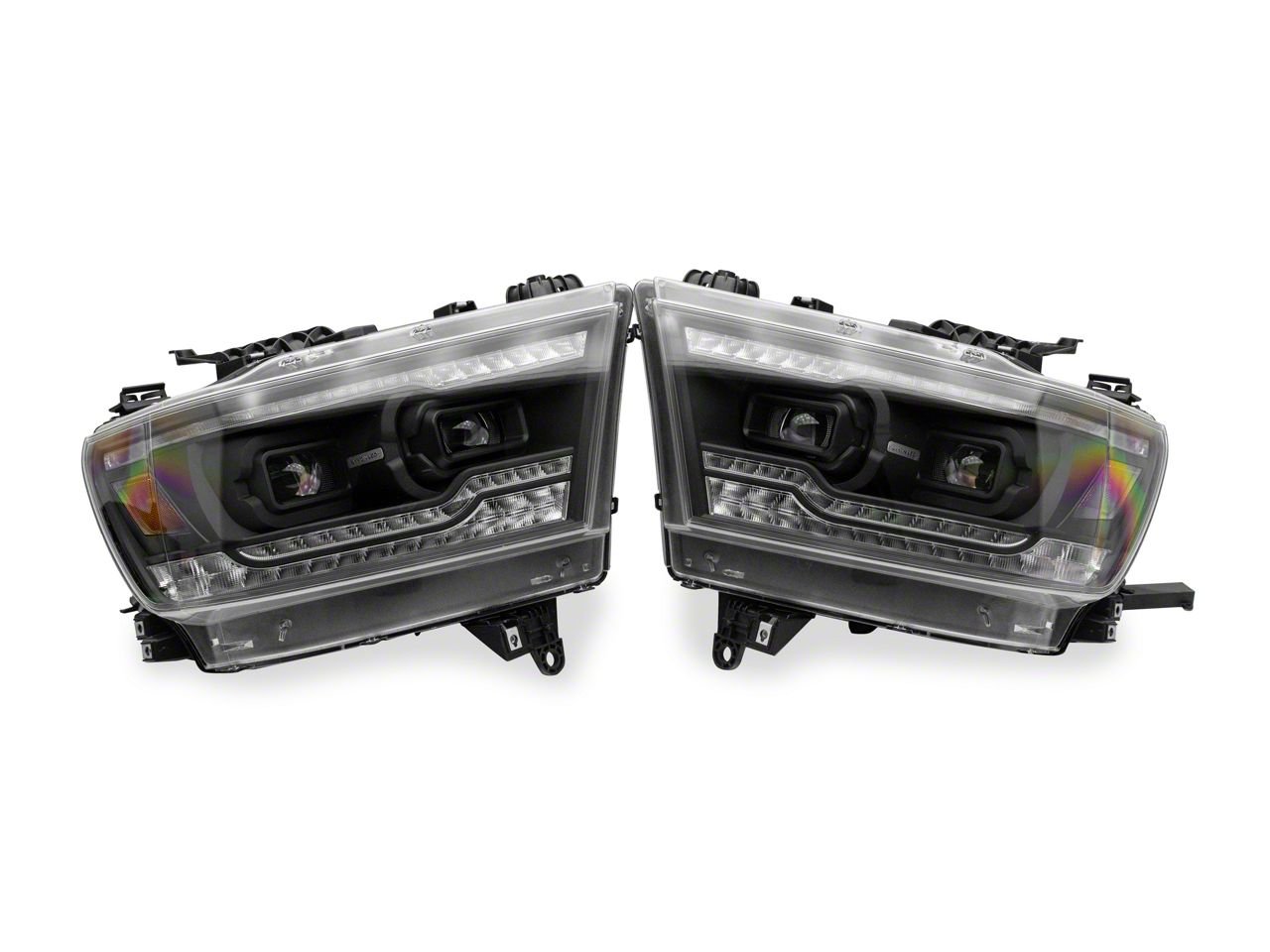 RAM 1500 Full LED Projector Headlights with Sequential Turn Signals ...