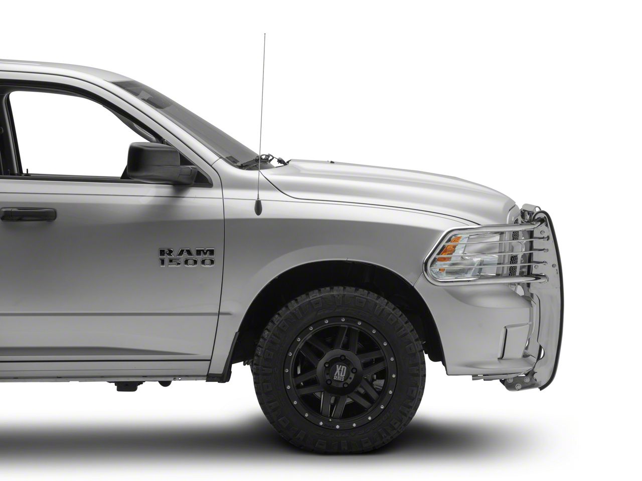 RAM 1500 Grille Guard; Chrome (09-18 RAM 1500, Excluding Rebel) - Free ...
