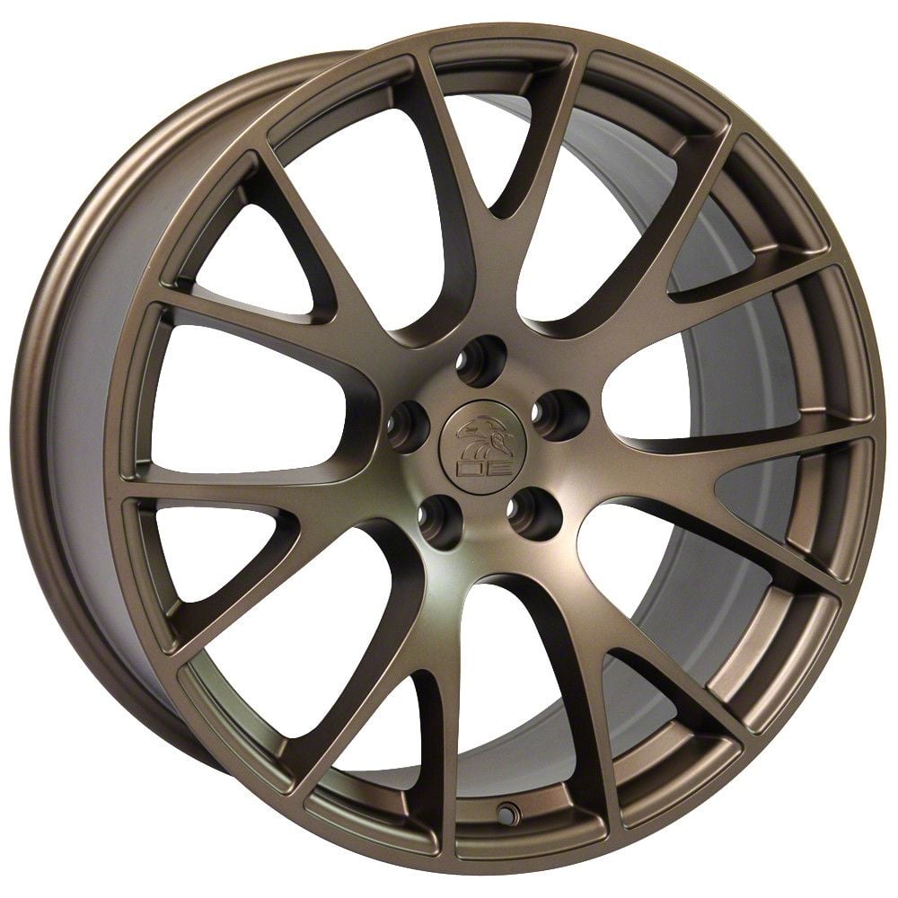 RAM 1500 Hellcat Style Bronze 5-Lug Wheel; 22x10; 25mm Offset (02-08 ...