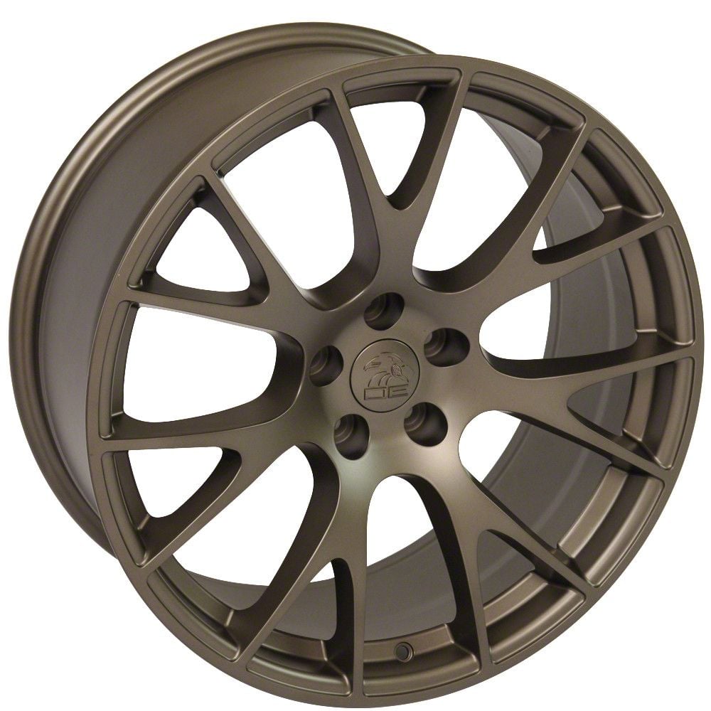 RAM 1500 Hellcat Style Bronze 5-Lug Wheel; 22x10; 25mm Offset (02-08 ...