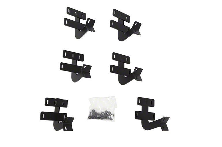 RAM 1500 Hex Series Side Step Bars Mounting Bracket Kit (19-24 RAM 1500 ...