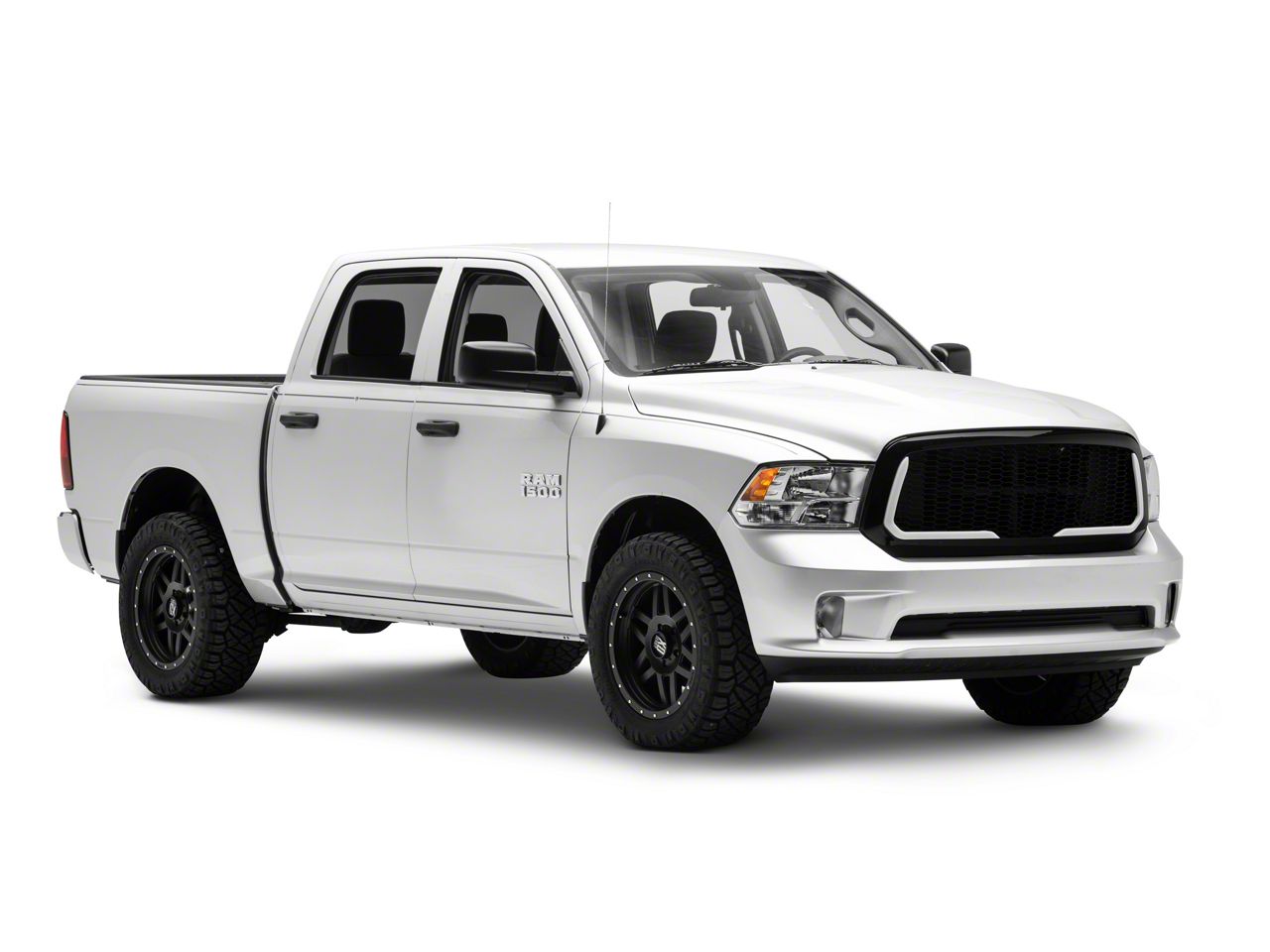 RAM 1500 Honeycomb Mesh Style Upper Replacement Grille with LED DRL ...