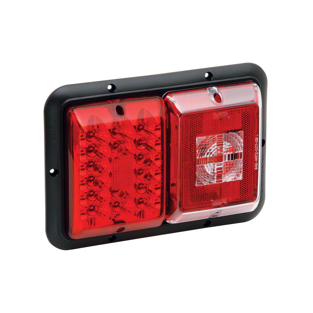 RAM 1500 Horizontal Mount Trailer Tail Light; Red LED, Incandescent ...