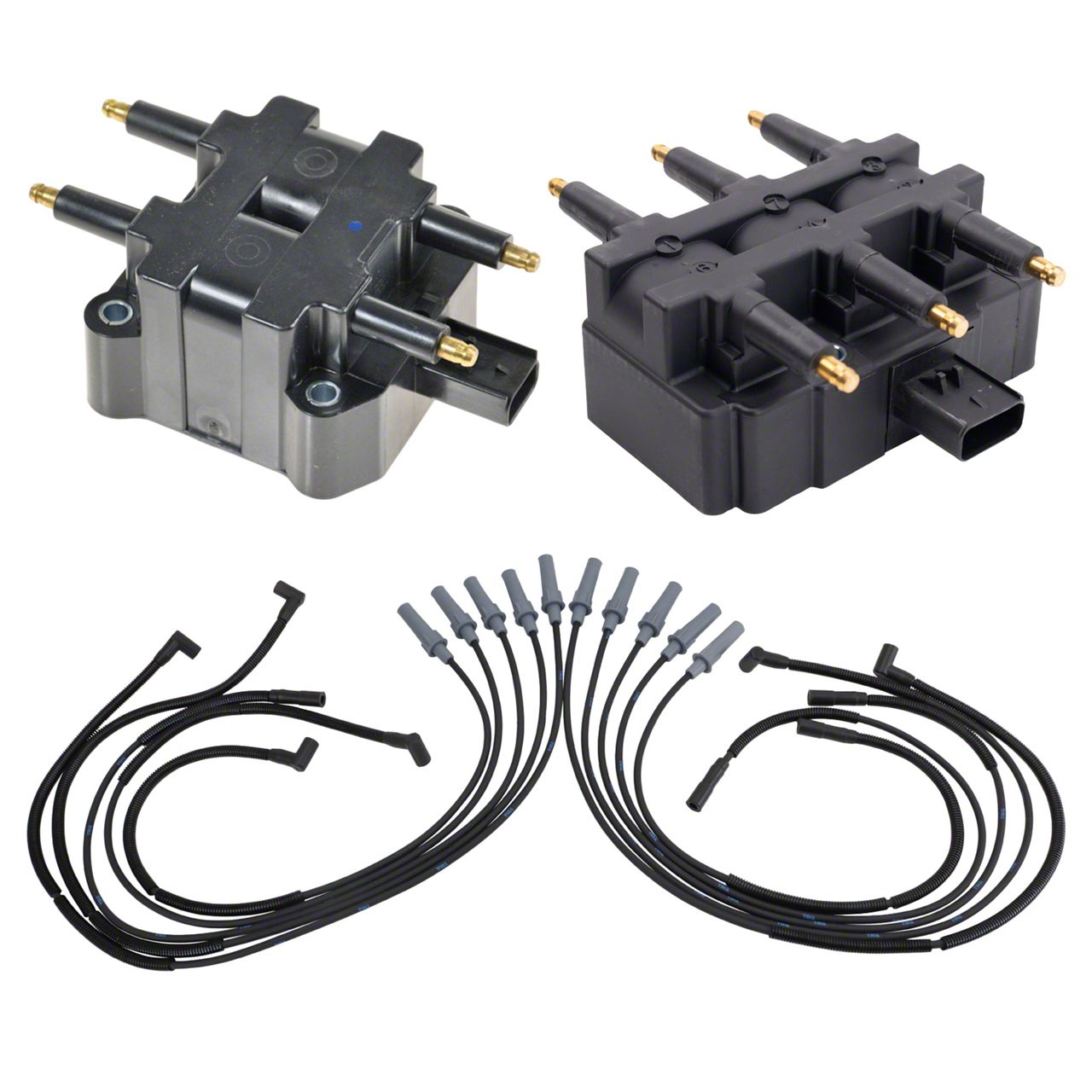 RAM 1500 Ignition Coils with Spark Plug Wires (2004 8.3L RAM 1500 ...