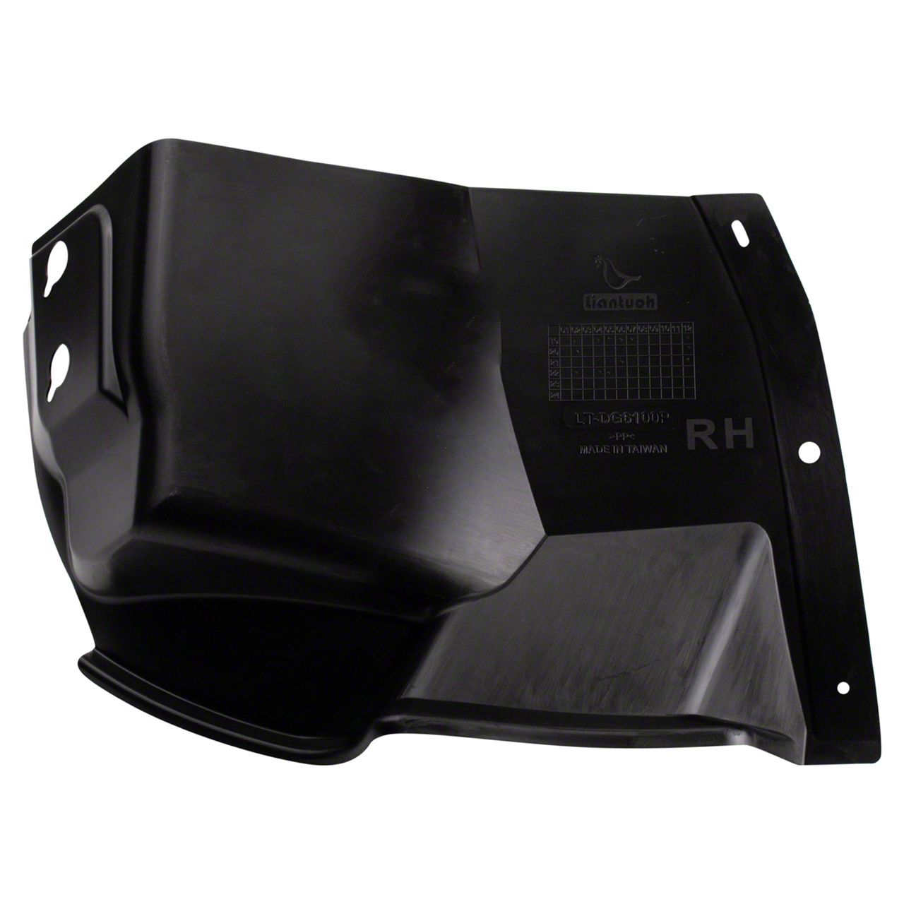 RAM 1500 Inner Fender Liner; Front Forward Passenger Side (19-22 RAM ...