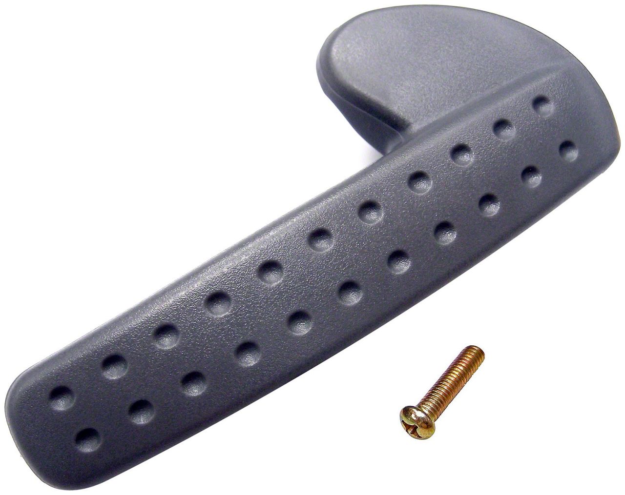 RAM 1500 Interior Door Handle; Gray; Rear Driver Side (02-08 RAM 1500 ...