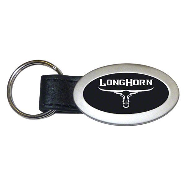 RAM 1500 Key Chain; Longhorn Skull Oval Key Fob