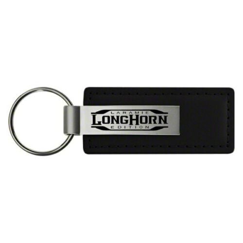RAM 1500 Key Chain; Longhorn Laramie Leather Key Fob