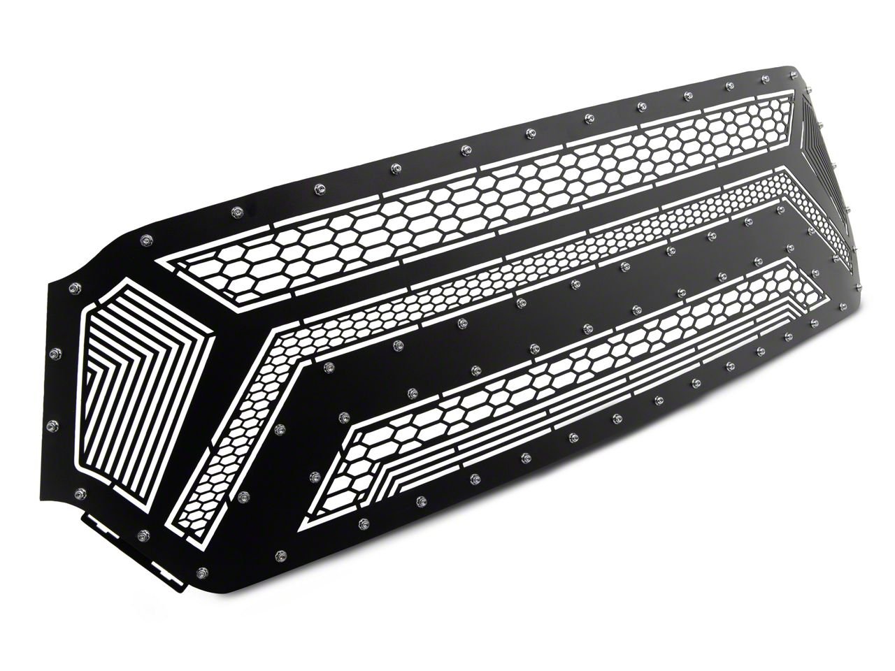 RAM 1500 Laser Cut Sheet Replacement Grille; Black (19-24 RAM 1500 Big ...