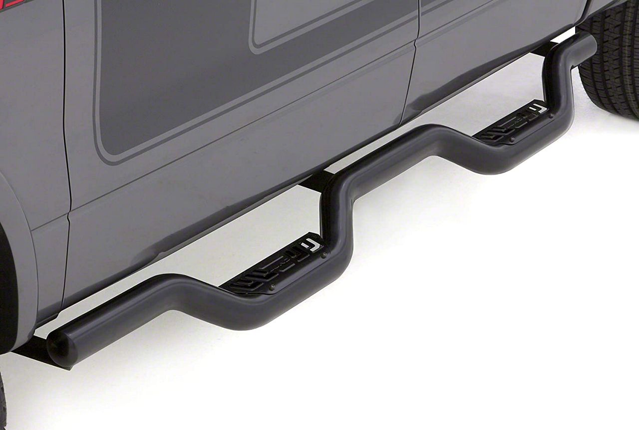 RAM 1500 Latitude Nerf Side Step Bars; Black (19-25 RAM 1500 Crew Cab ...