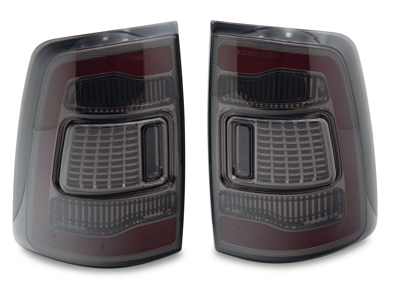 RAM 1500 LED Tail Lights; Black Housing; Smoked Lens (09-18 RAM 1500 w ...